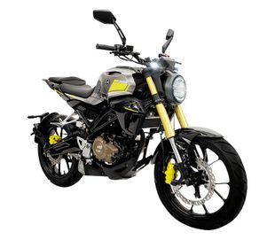 motocicleta de ciudad mb sf501 250r 250 cc gris más casco - MAVI ...